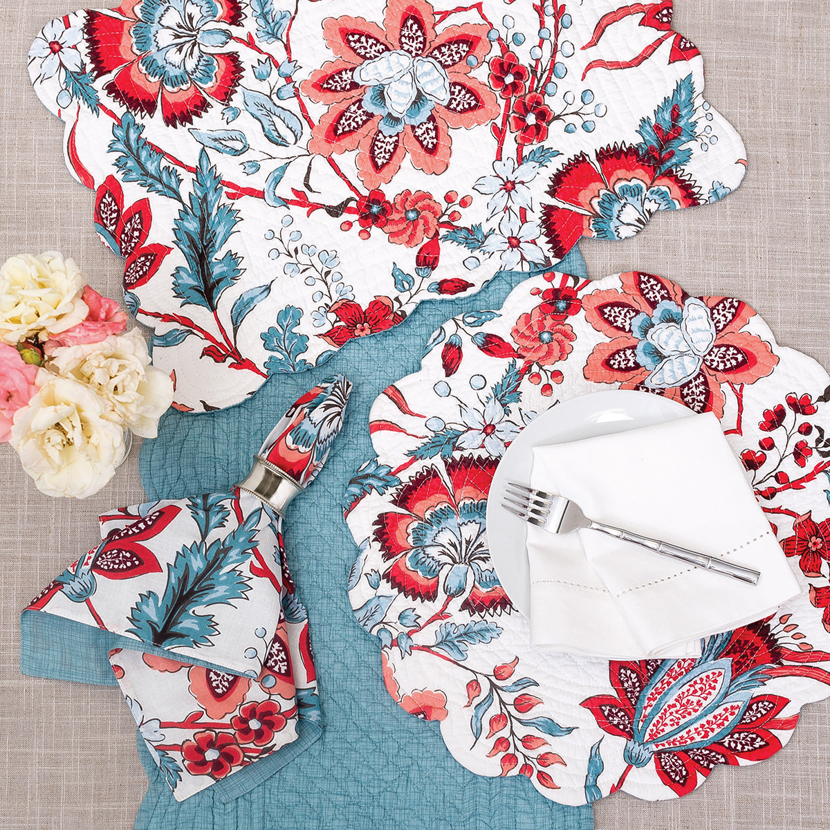 Adrienne Table Linens – Plum & Post